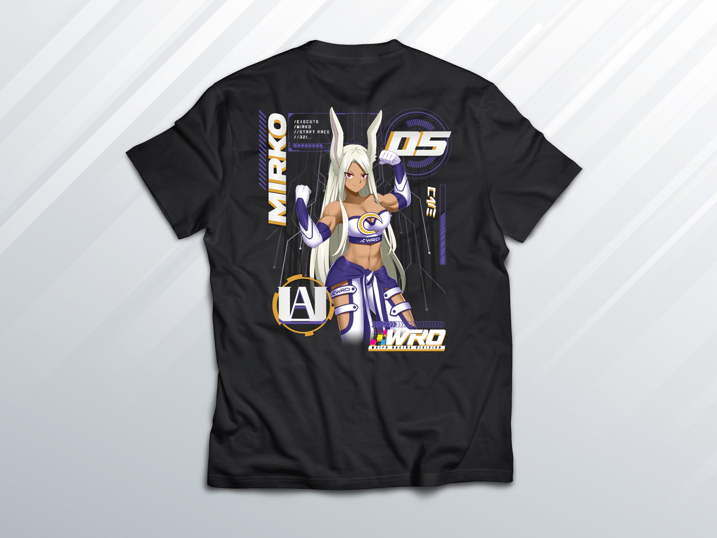 Mirko T-shirt (Front & Back) – WaifuRacingDivision