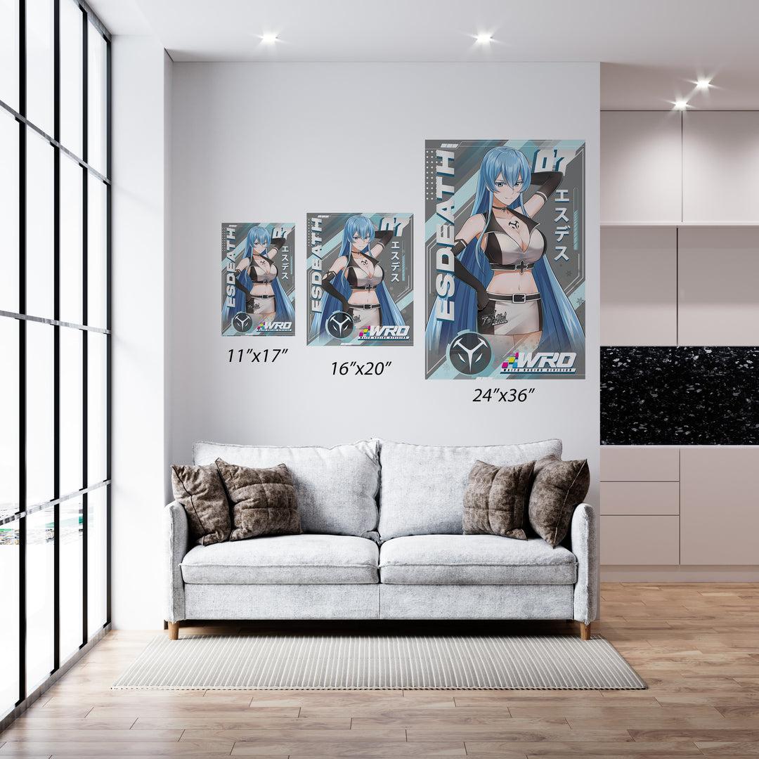 Esdeath Poster Banner – WaifuRacingDivision