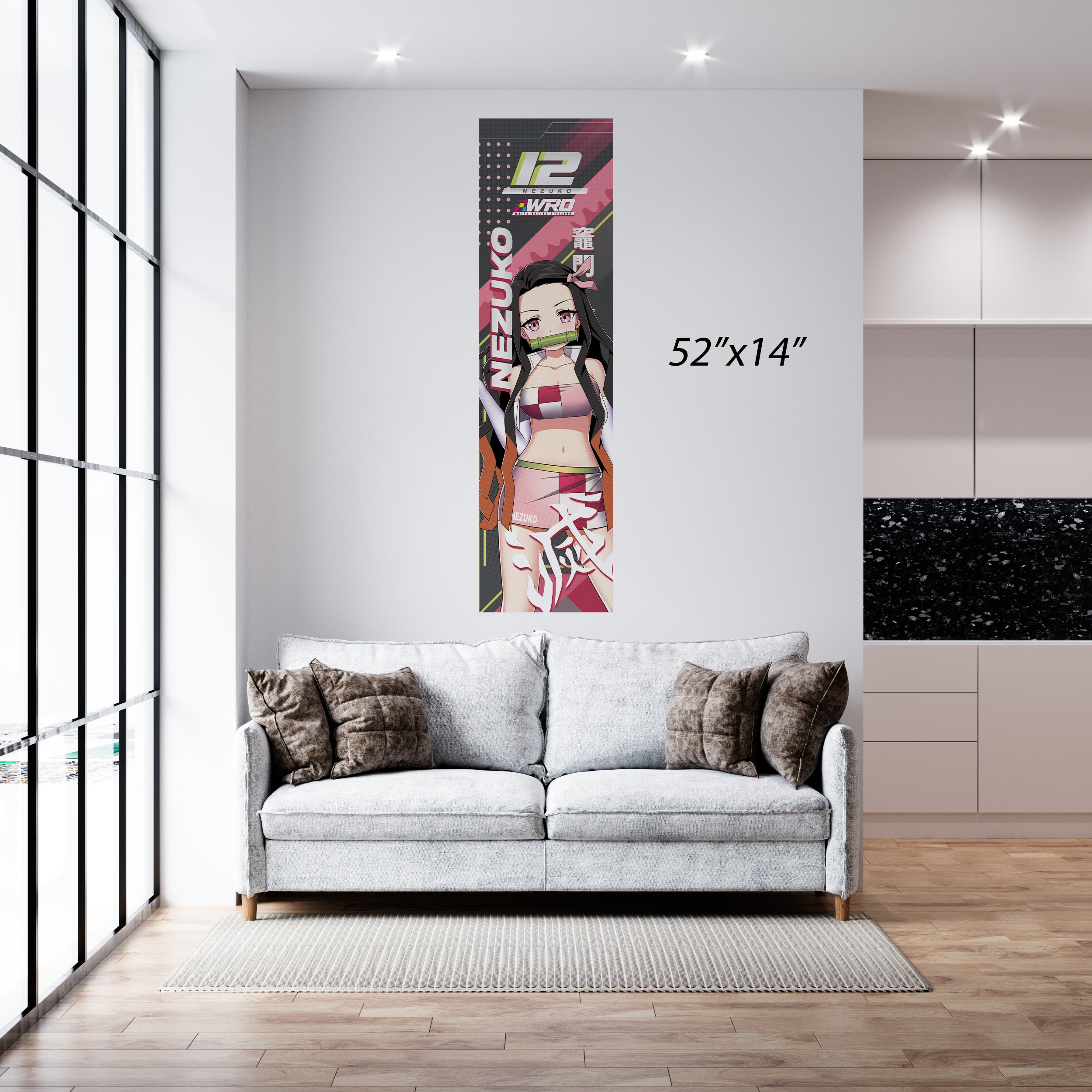 Nezuko - Vertical Poster Banner – WaifuRacingDivision