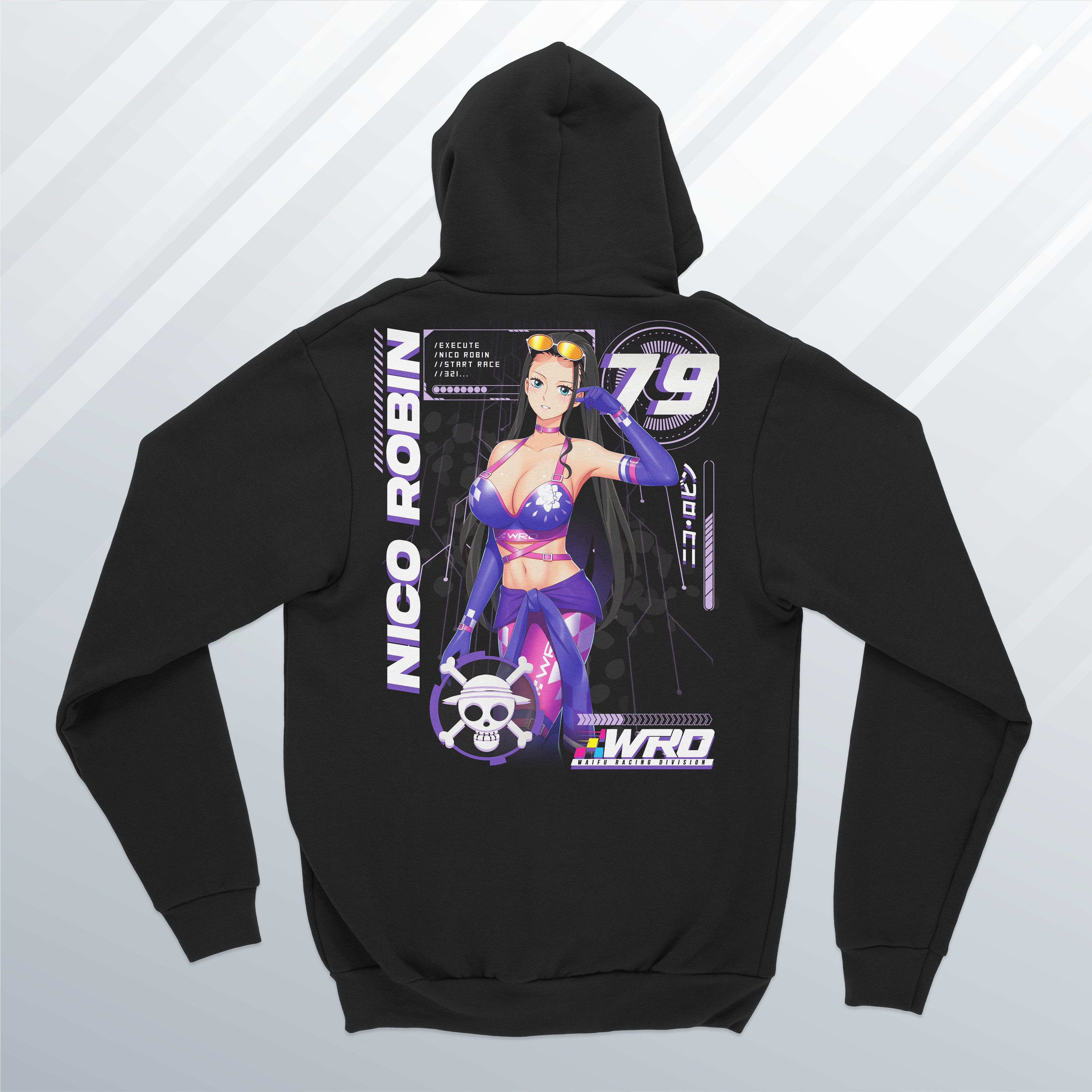 Robin Zip Up Hoodie (Front and Back) – WaifuRacingDivision