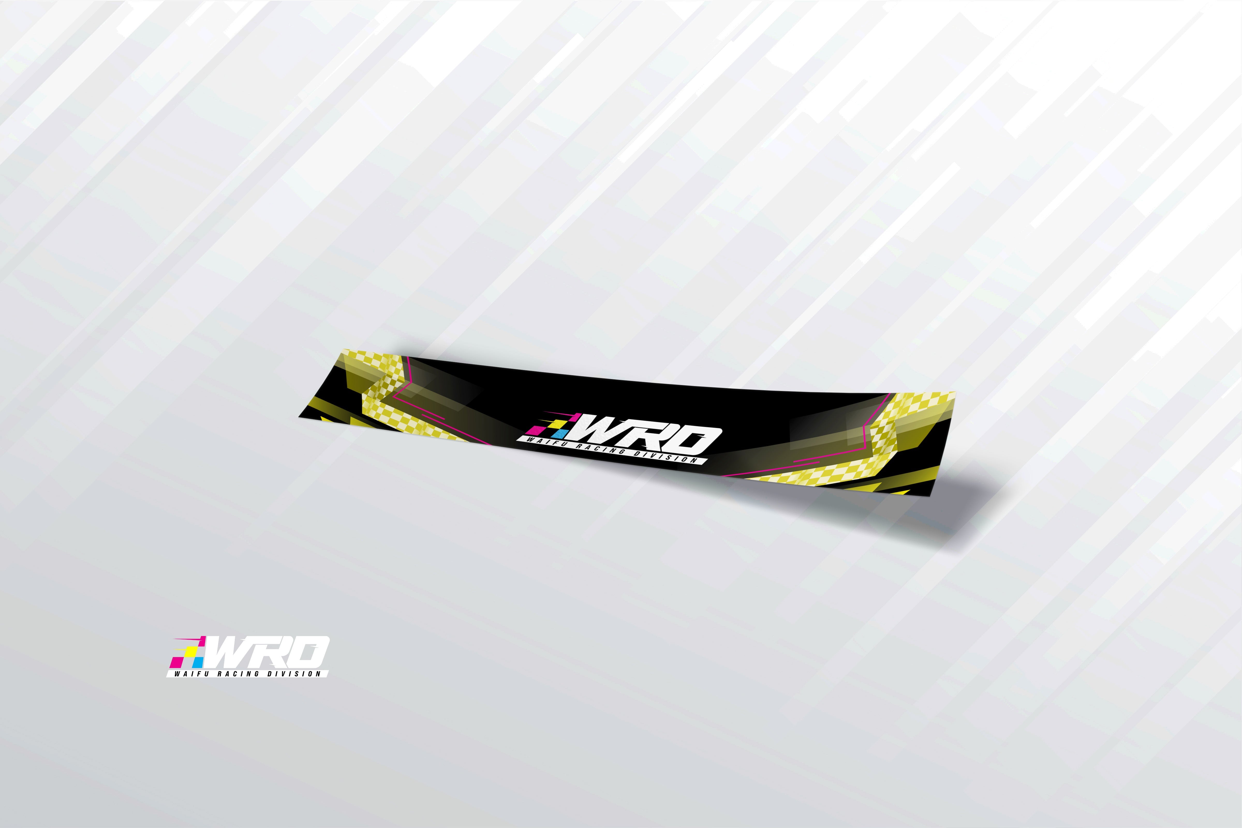 Yellow Waifu Racing Division Window Banner – WaifuRacingDivision